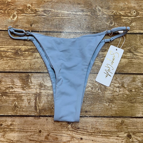 Siempre Golden | Swim | Nwt Siempre Golden Lust Bikini Bottom In Sky ...